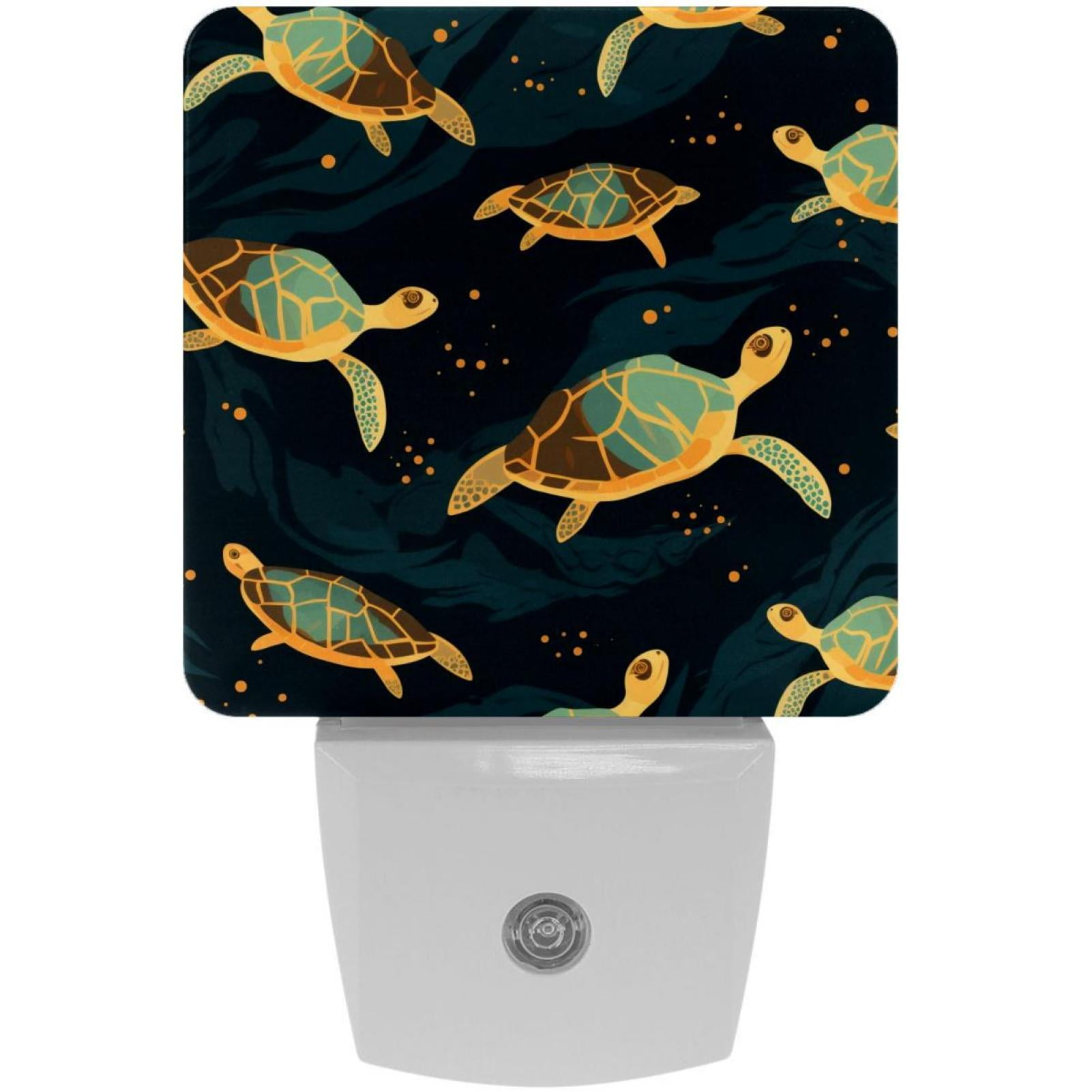 Sea turtles LED Square Night Lights: Compact and Energy-Efficient ...