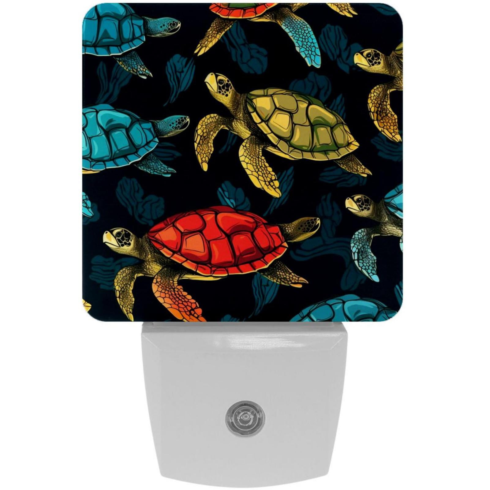 Sea turtles LED Square Night Lights: Compact and Energy-Efficient ...