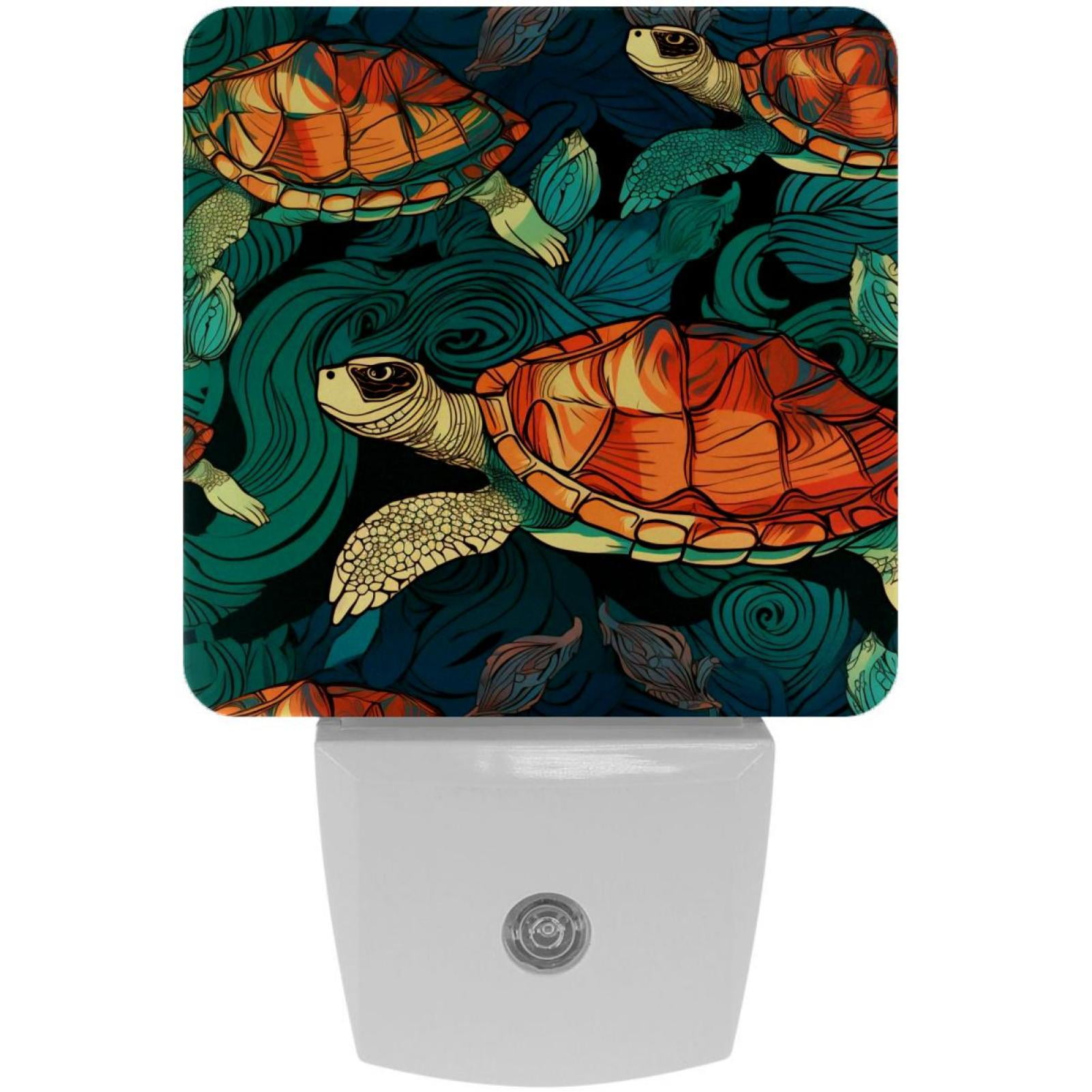 Sea turtles LED Square Night Lights - Compact and Multifunctional ...