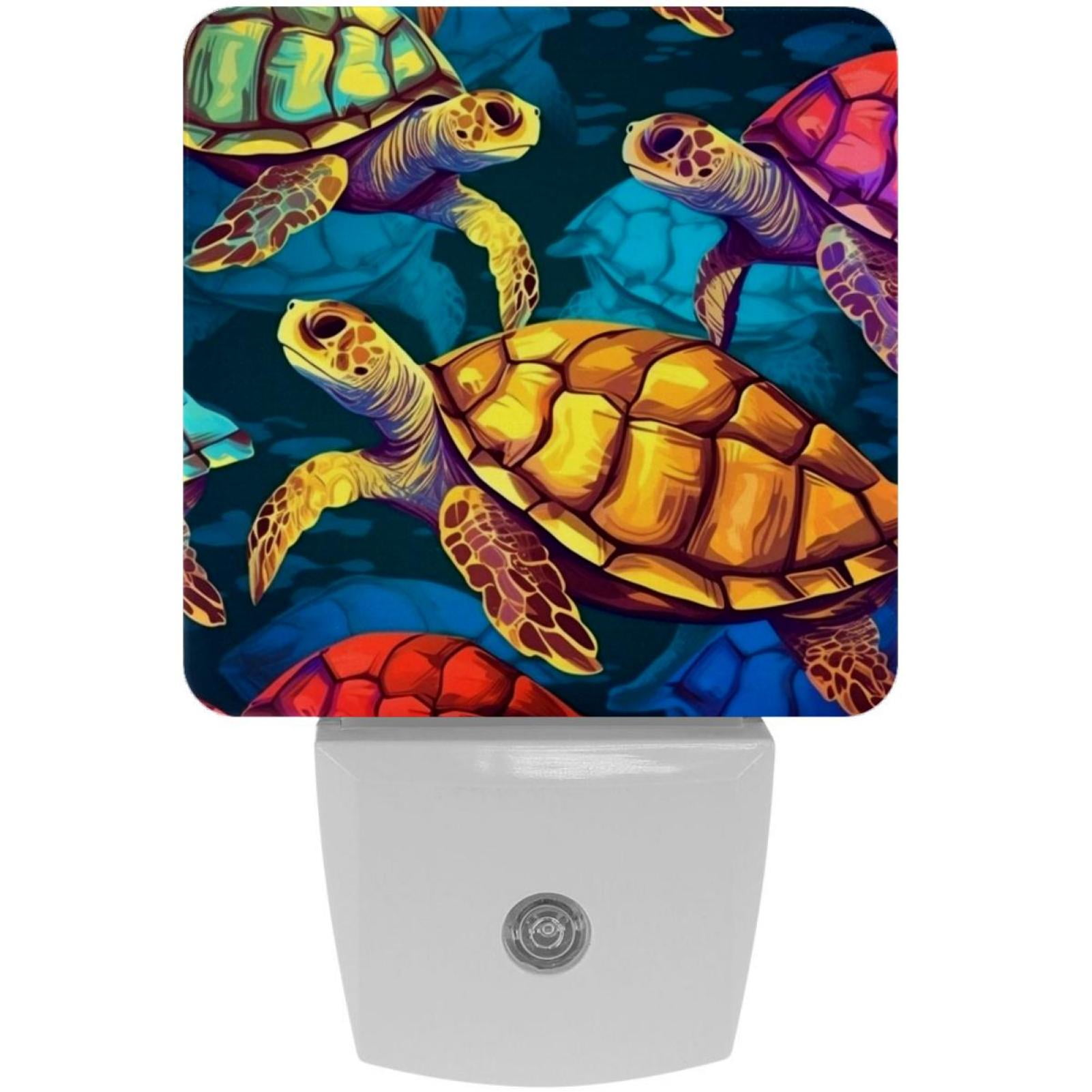 Sea turtles LED Square Night Lights - Compact and Multifunctional ...