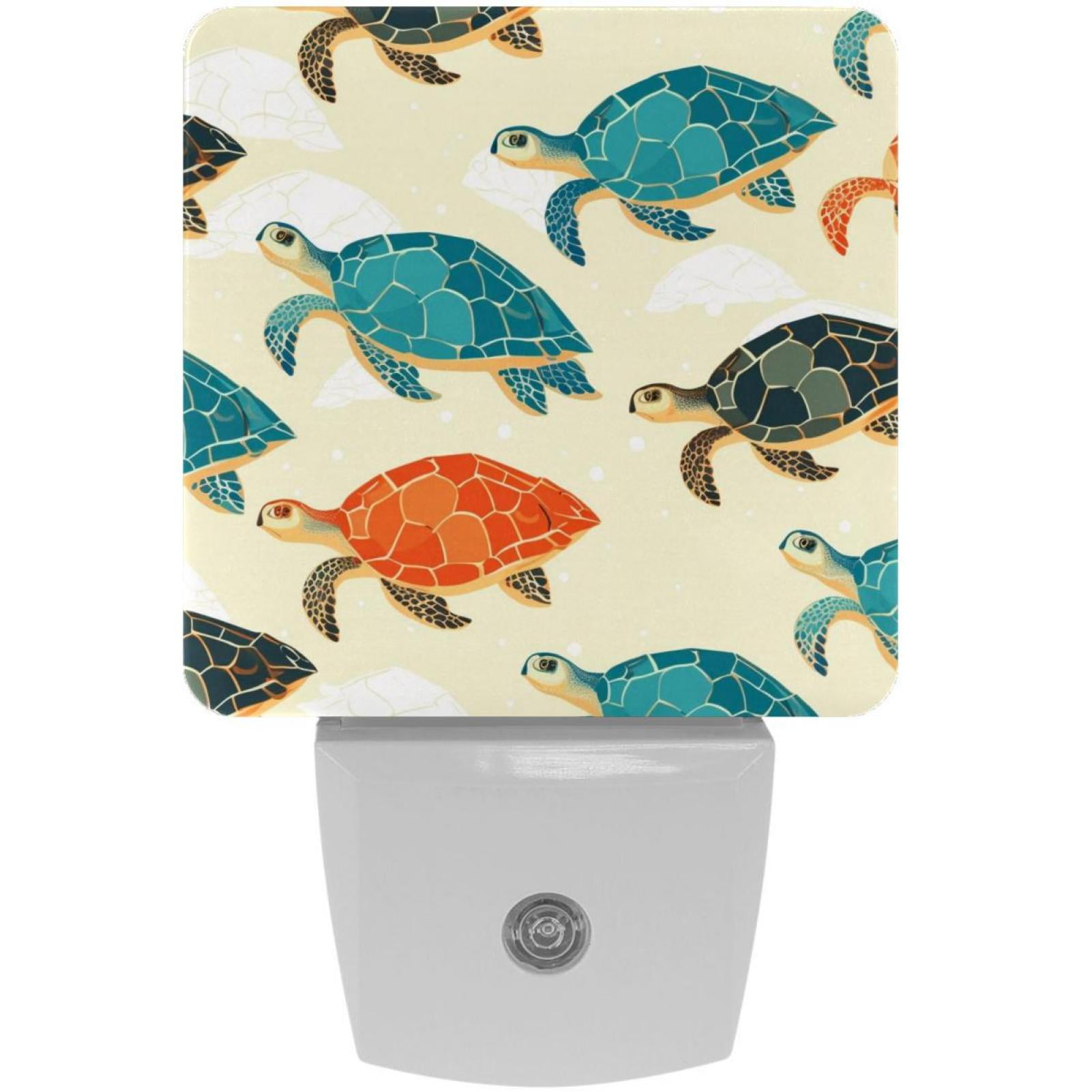 Sea turtles LED Square Night Lights - Compact and Multifunctional ...