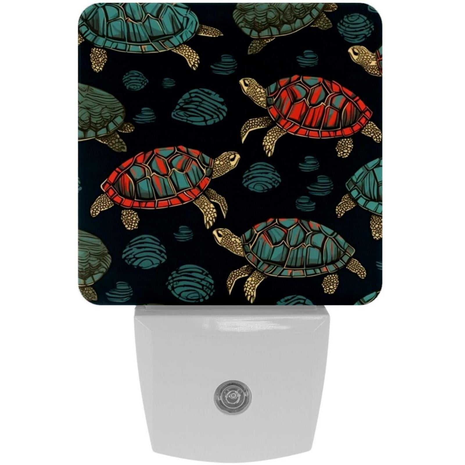 Sea turtles LED Square Night Lights - Energy Efficient Plug-in Wall ...