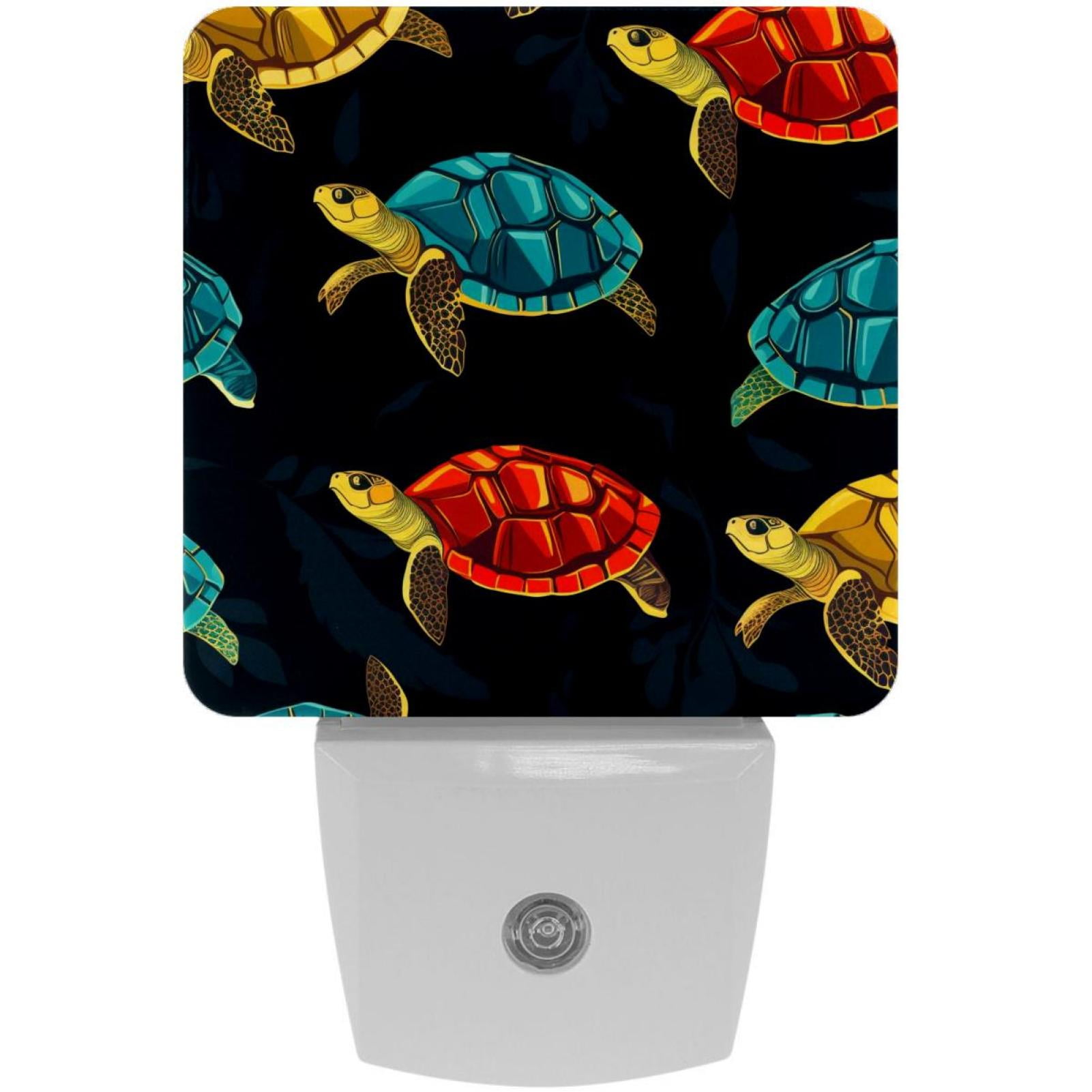 Sea turtles LED Square Night Lights - Energy Efficient Plug-in Wall ...