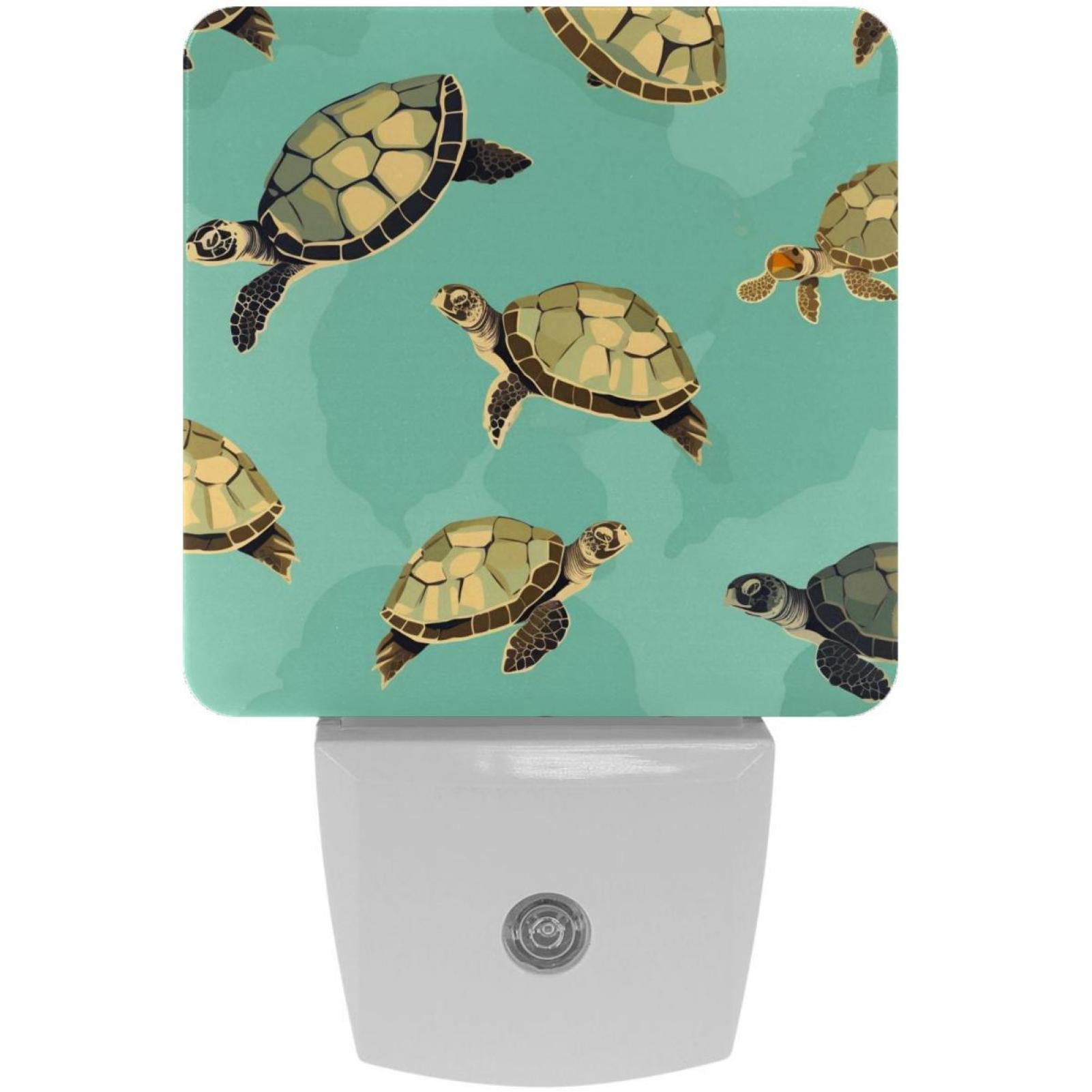 Sea turtles LED Square Night Lights - Energy Efficient Plug-in Wall ...