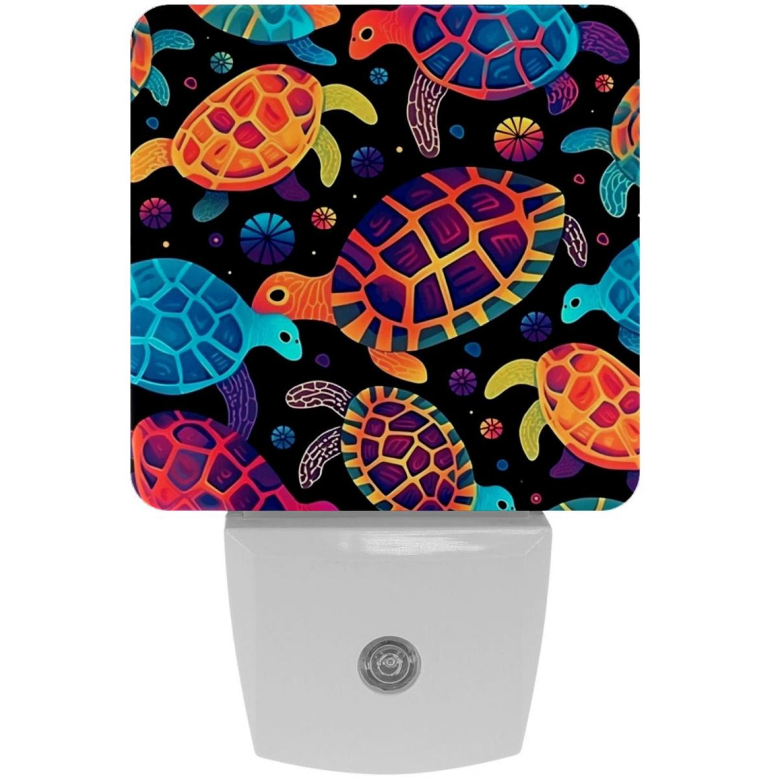 Sea turtles LED Square Night Lights - Energy Efficient Plug-in Wall ...