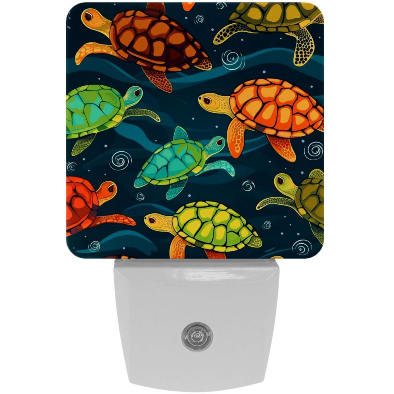 Sea turtles LED Square Night Lights- Energy Efficient and Stylish ...