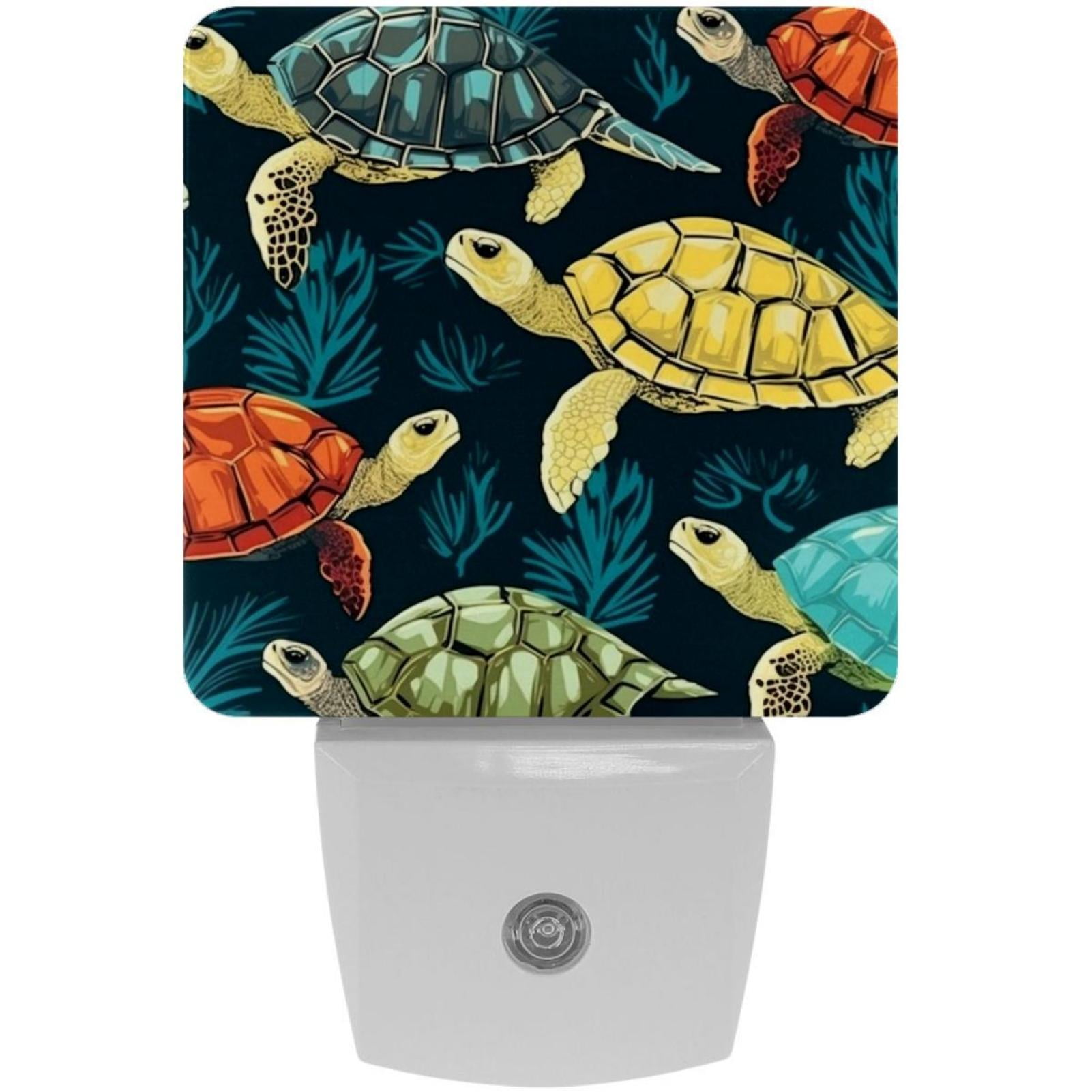 Sea turtles LED Square Night Lights- Energy Efficient and Stylish ...