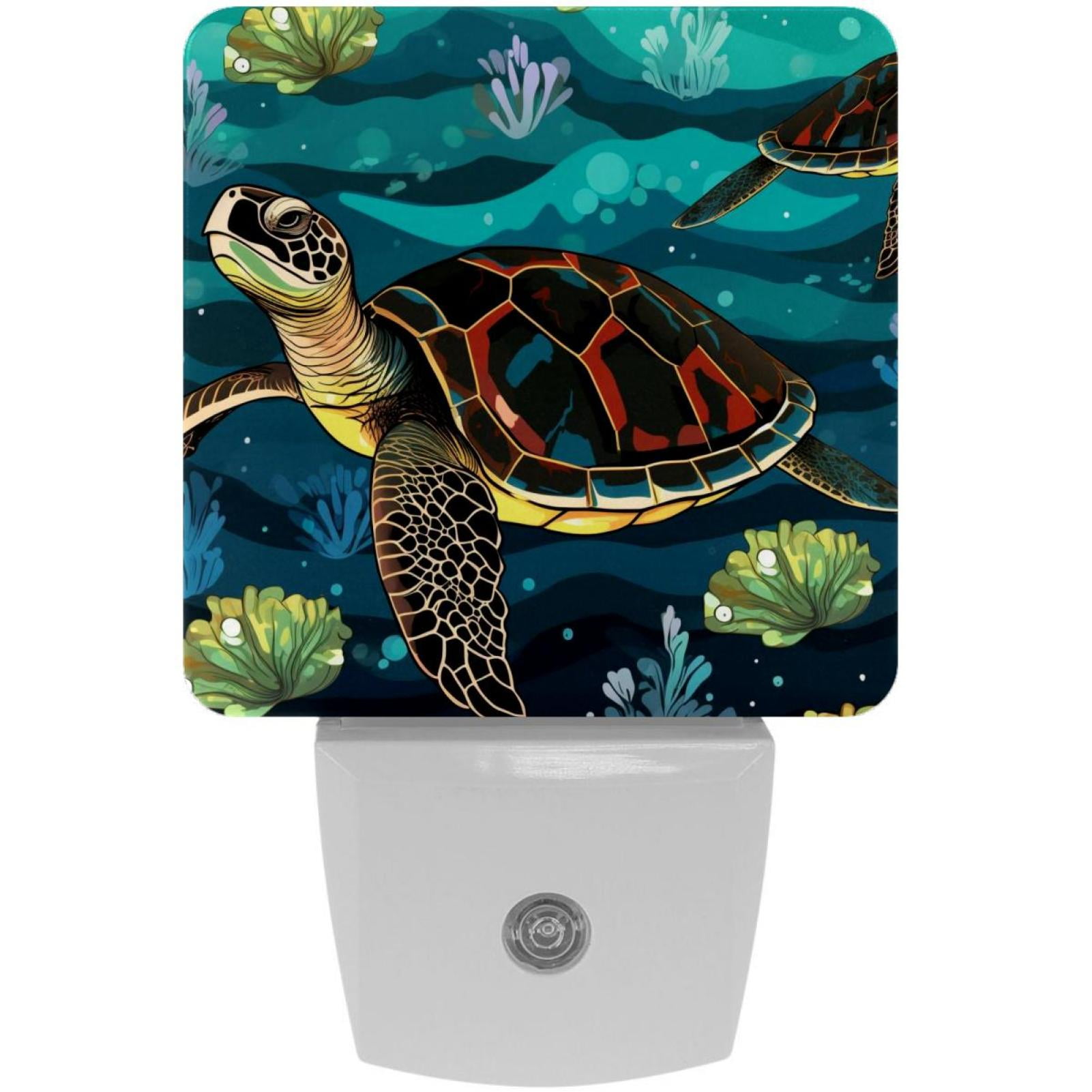 Sea turtles LED Square Night Lights- Energy Efficient and Stylish ...