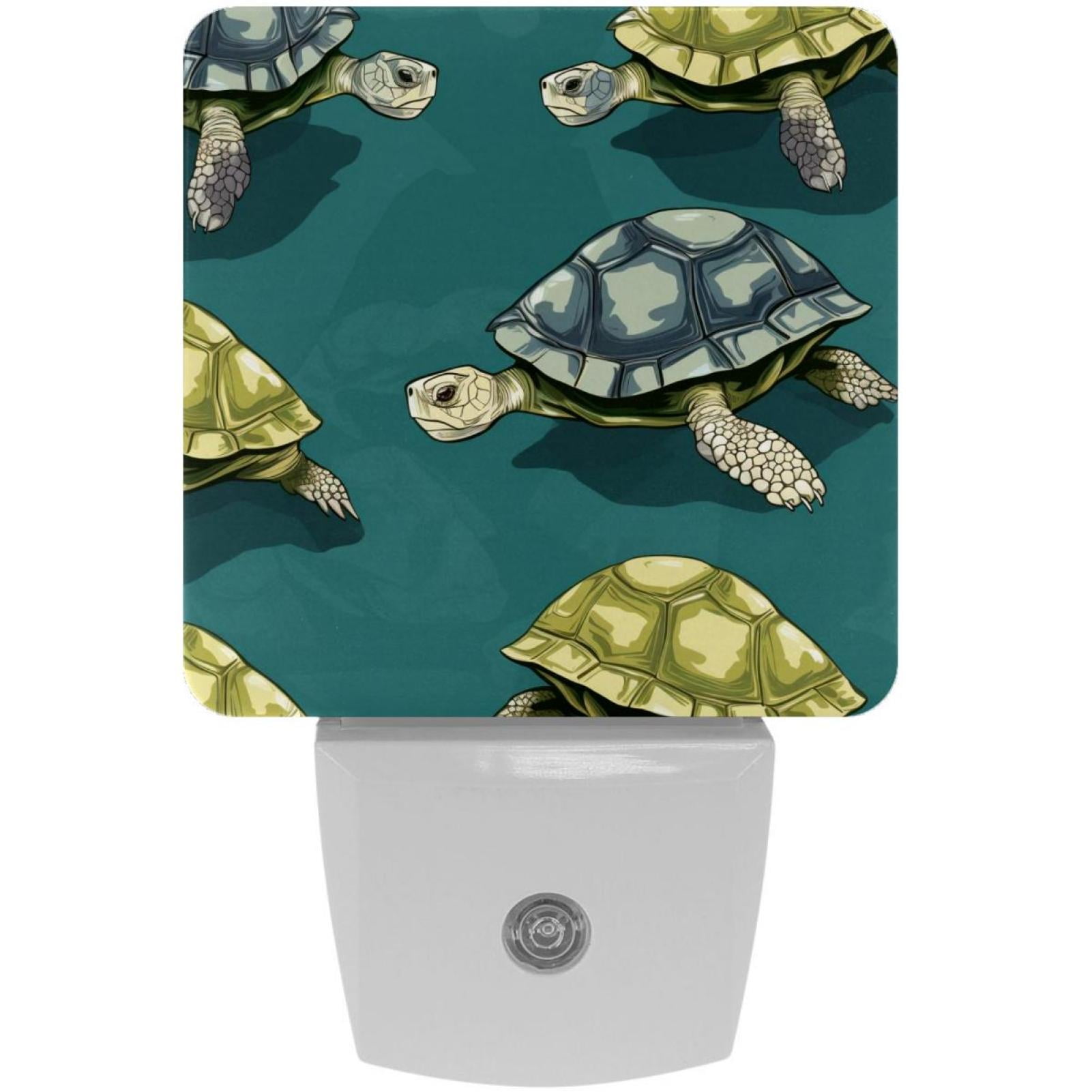Sea turtles LED Square Night Lights - Modern and Versatile Plug-in ...