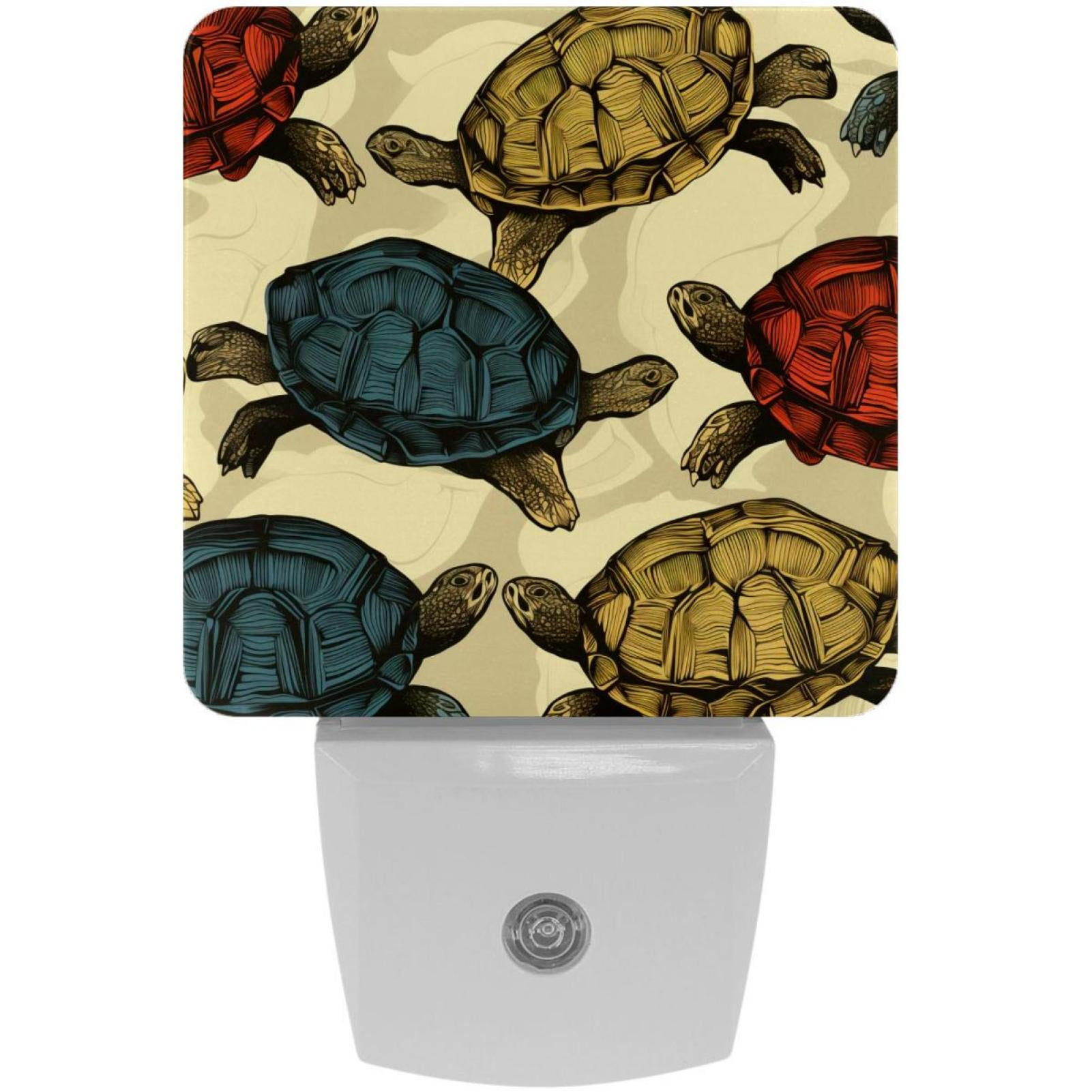 Sea turtles LED Square Night Lights - Modern and Versatile Plug-in ...