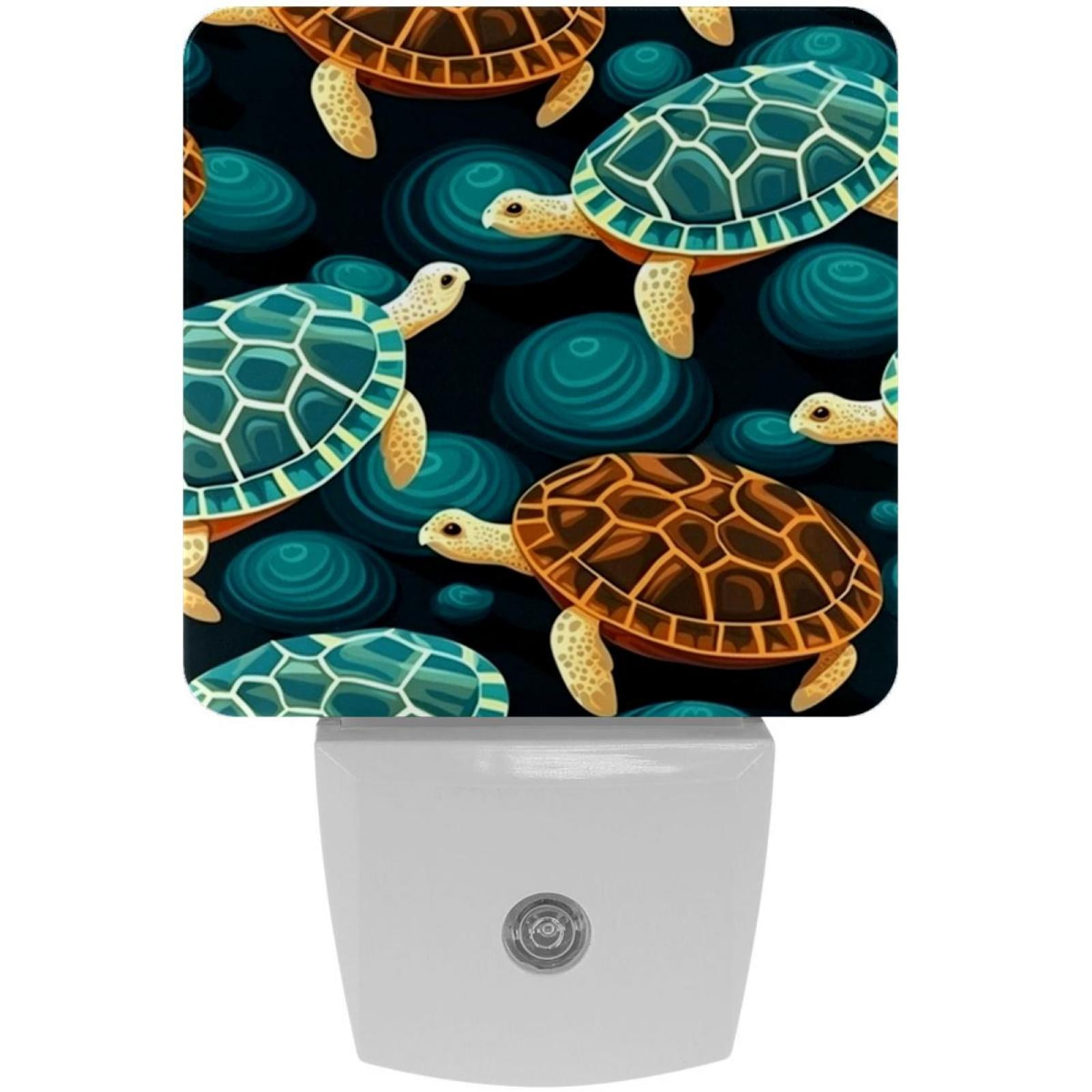 Sea turtles LED Square Night Lights with Motion Sensor - Modern and ...