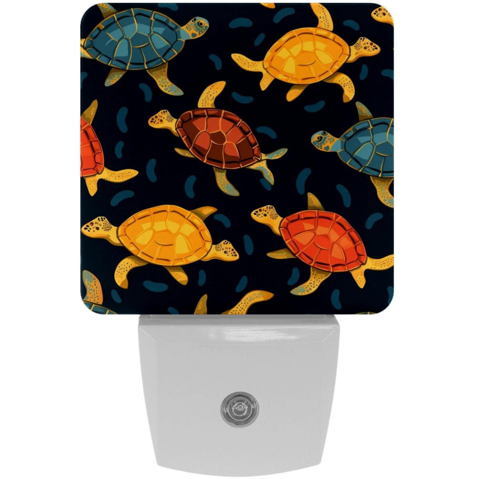 Sea turtles LED Square Night Lights - Stylish and Energy-Efficient ...