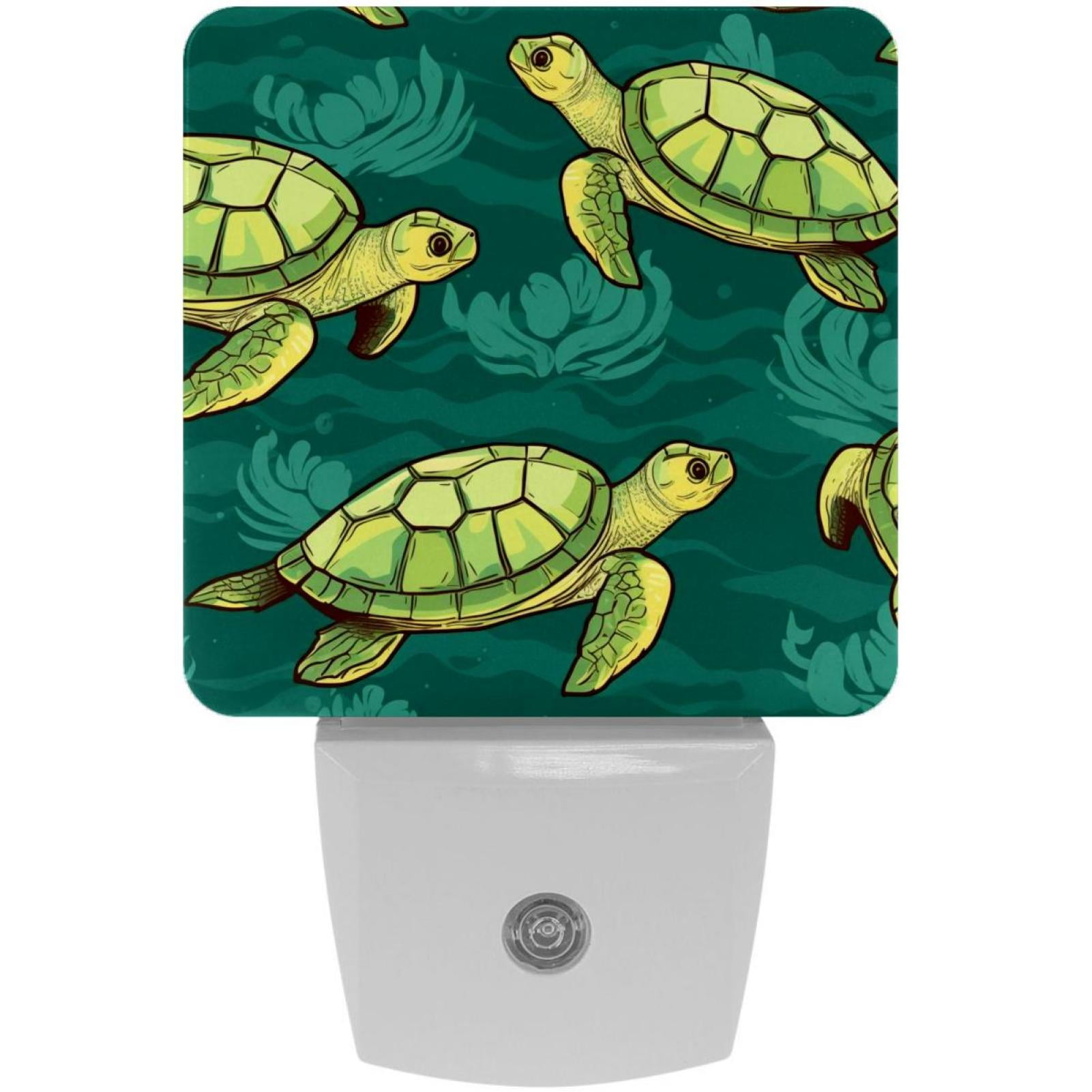 Sea turtles LED Square Night Lights - Stylish and Energy-Efficient ...