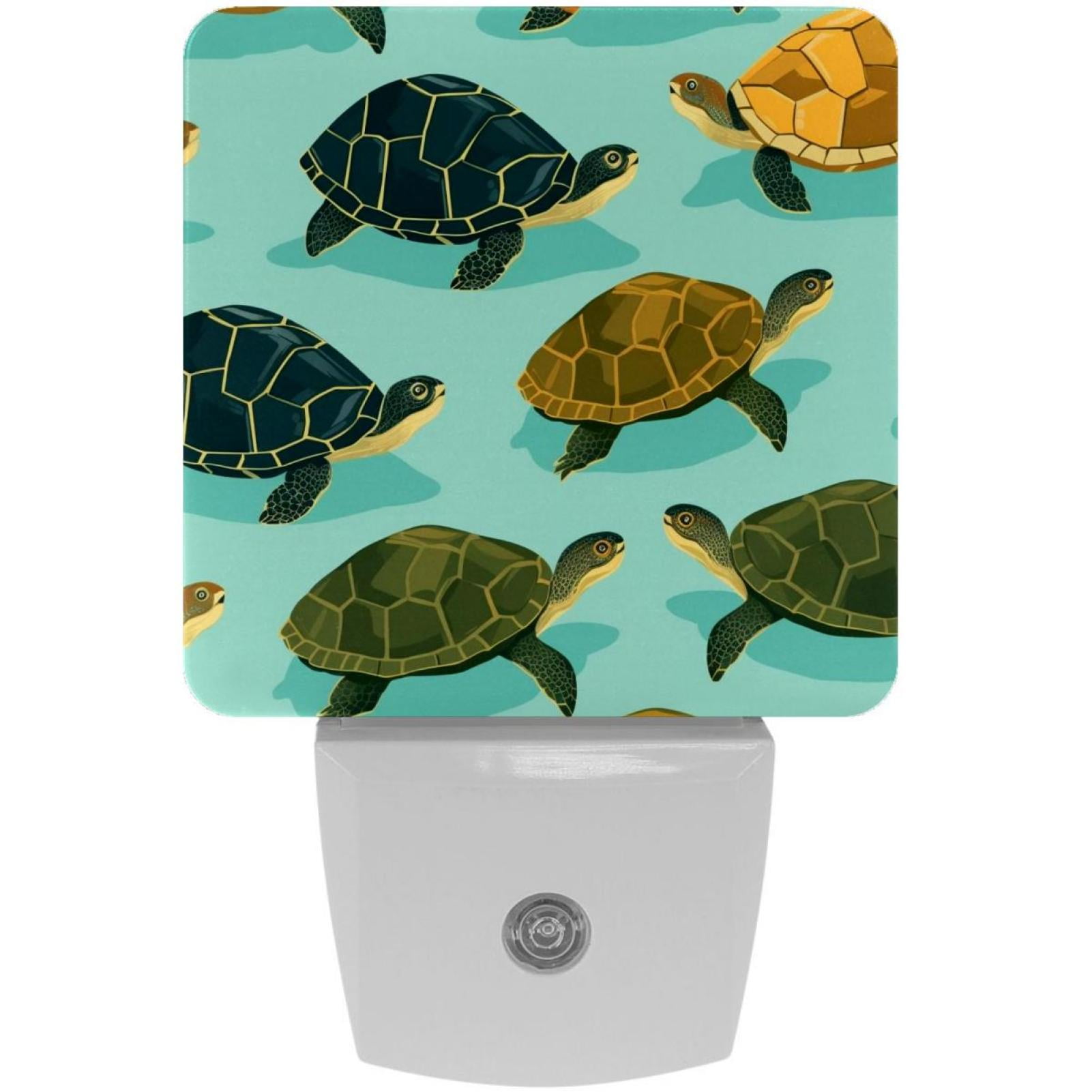 Sea turtles LED Square Night Lights - Stylish and Energy-Efficient Room ...