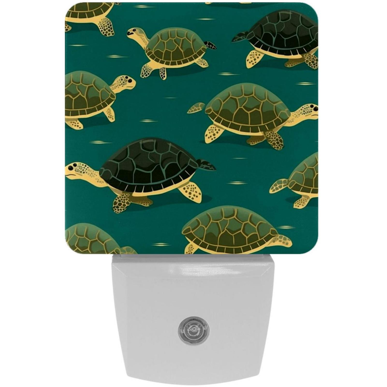 Sea turtles LED Square Night Lights - Stylish and Energy-Efficient Room ...