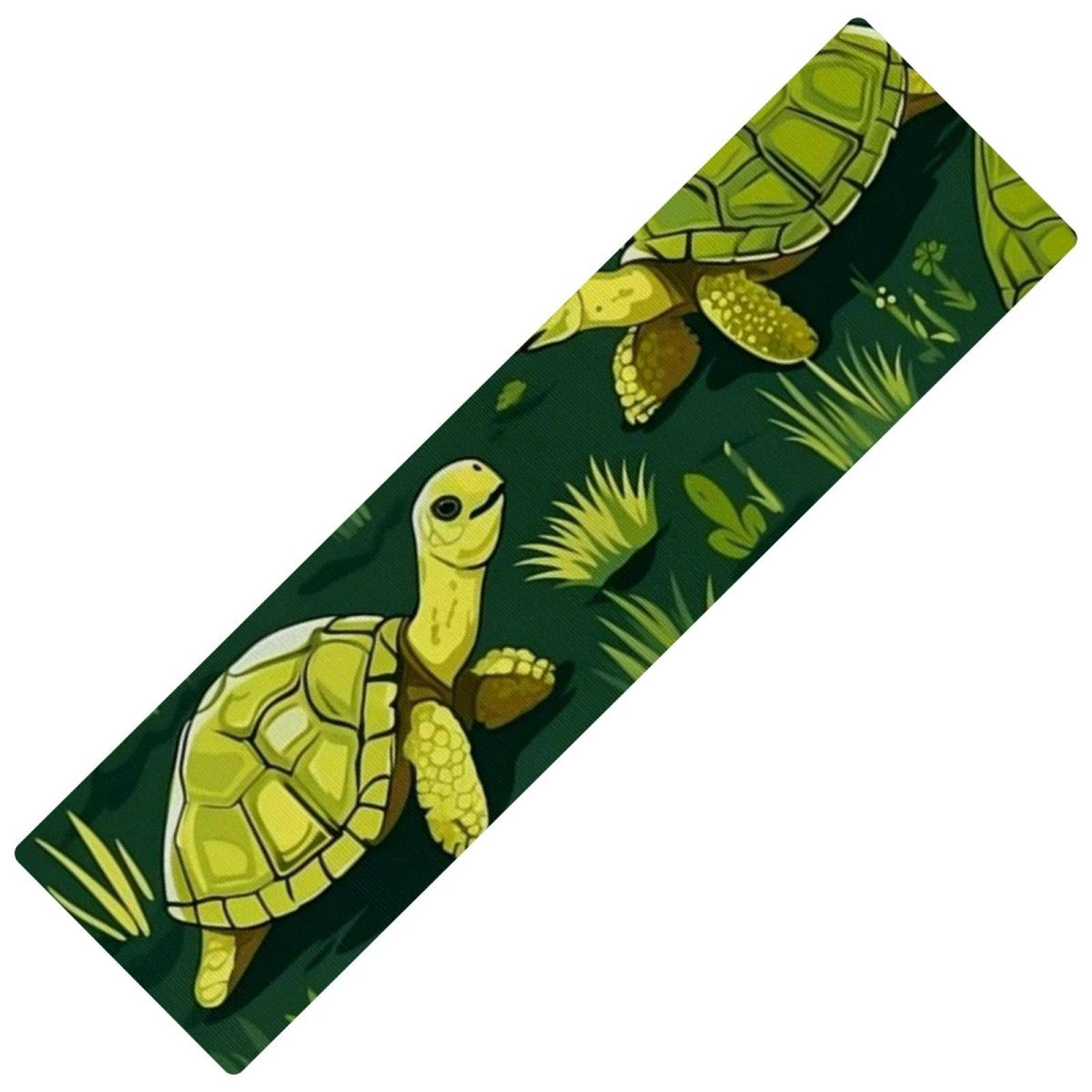 Sea turtles Rubber Mat Kitchen Rug Runner- Rectangular, 15.7"x59 ...