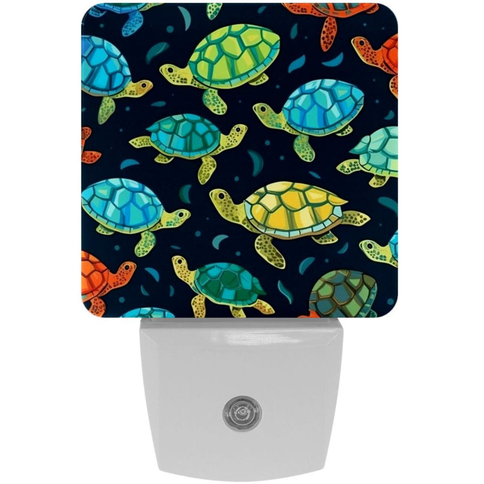 Sea turtles Square LED Night Lights - Small, Portable Lighting for Any ...