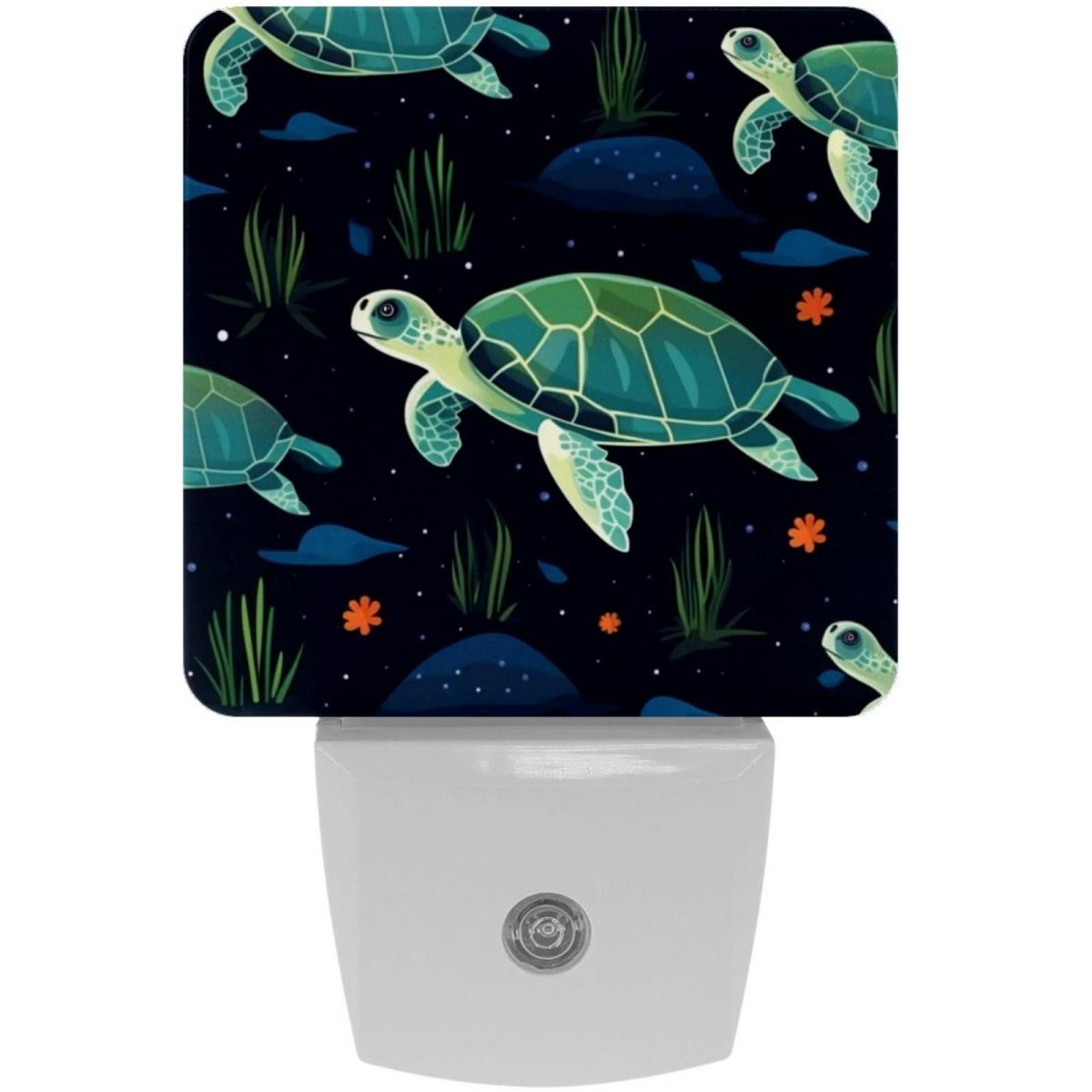 Sea turtles Square LED Night Lights - Small, Portable Lighting for Any ...