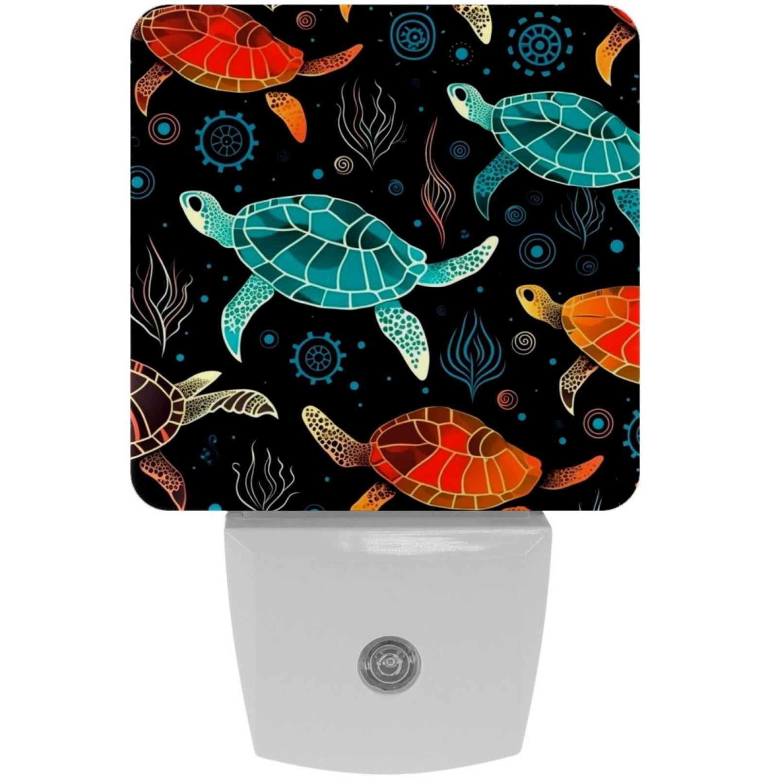 Sea turtles Square LED Night Lights - Small, Portable Lighting for Any ...