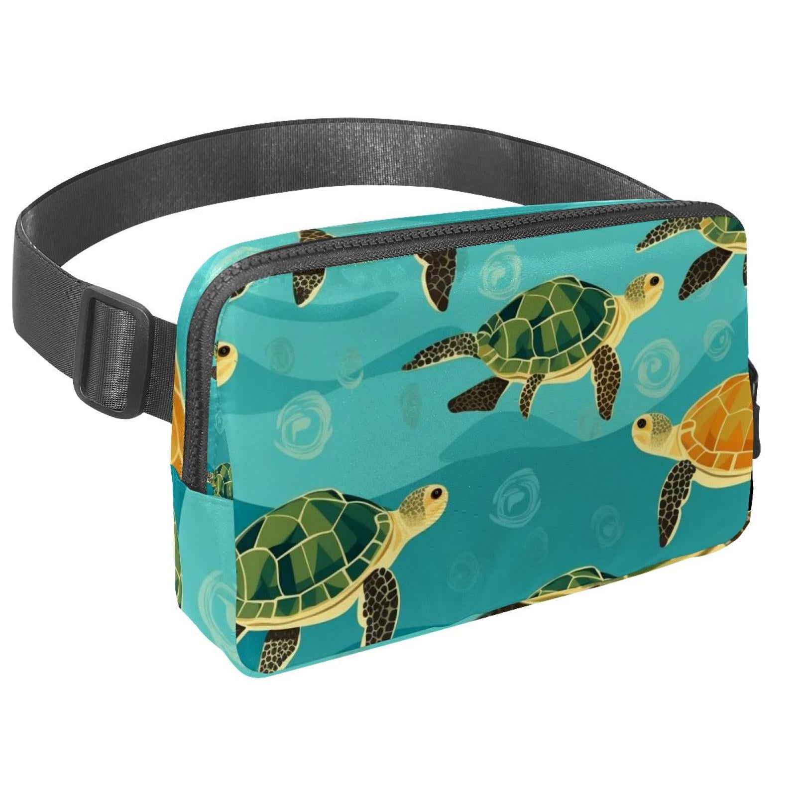 Sea turtles Unisex Lightweight Waist Bag with Adjustable Extension Strap - Sling & Belt Bag ...