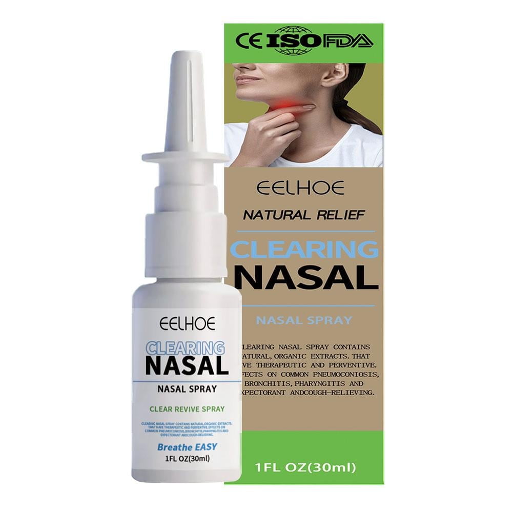 SeaAZqurtles 30ml Clear Revive Nasal Spray Natural Saline Relief Nasal ...