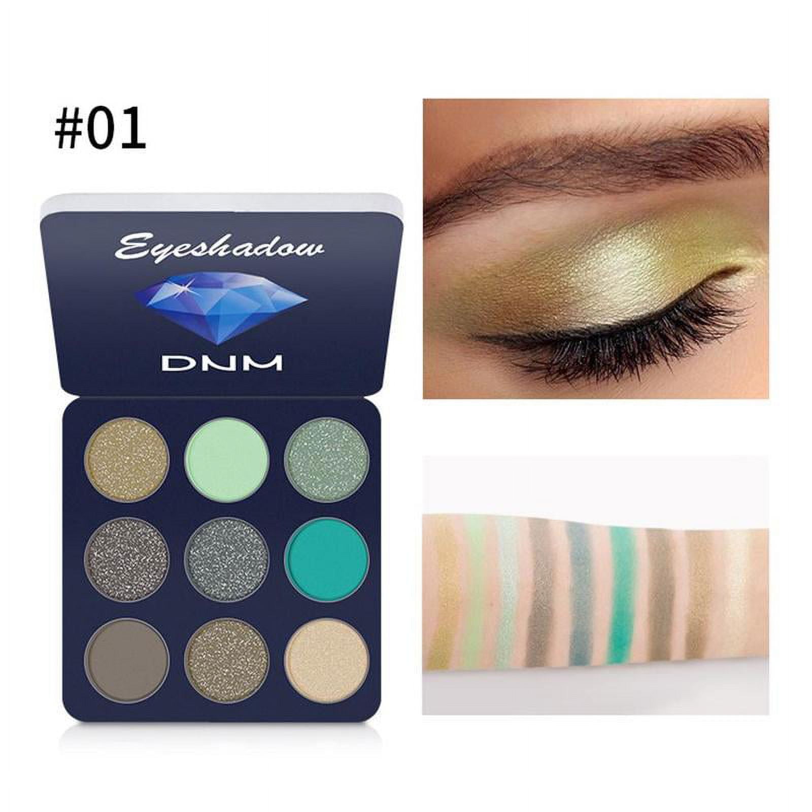SeaAZqurtles 9-color Eyeshadow Palette Waterproof Pearlescent Matte ...