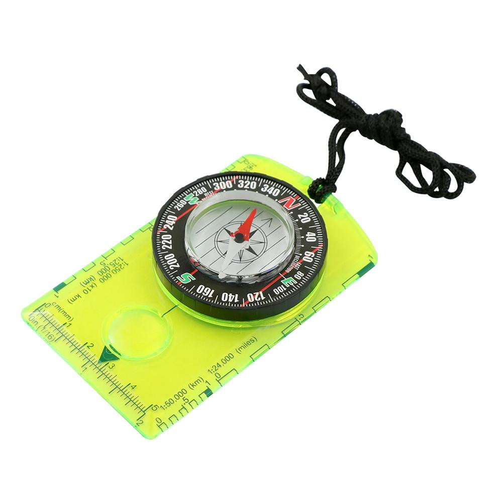SeaAZqurtles Compass Ruler Magnifying Scale Hiking Camping Boating ...