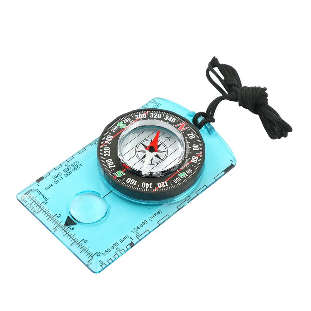 SeaAZqurtles Compass Ruler Magnifying Scale Hiking Camping Boating ...