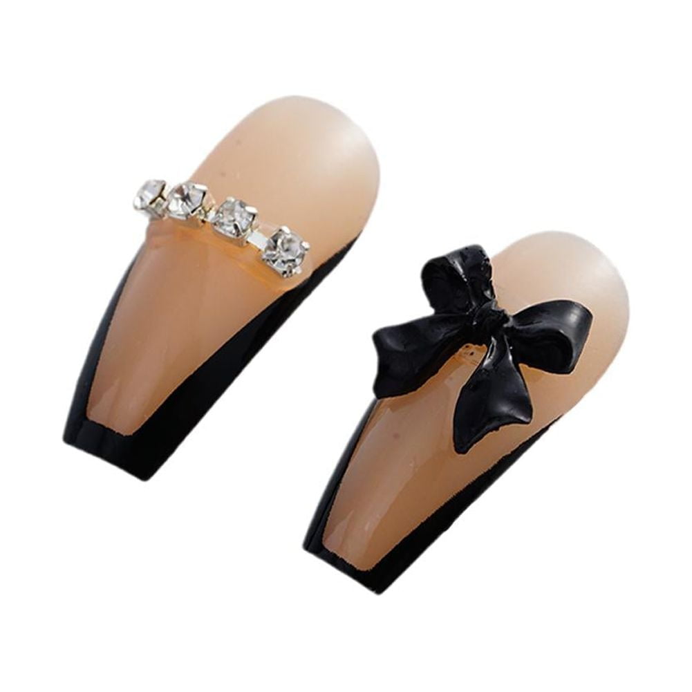 SeaAZqurtles Fake Nail Style Sweet Cool Caramel Milk Card Color Pr ...