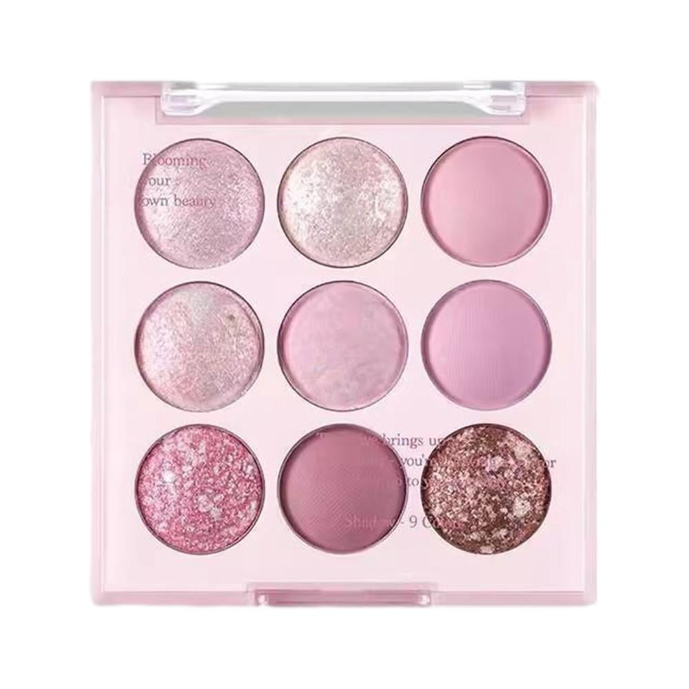 SeaAZqurtles Korean 9 Colors Eyeshadow Palette Waterproof Matte/Glitter ...