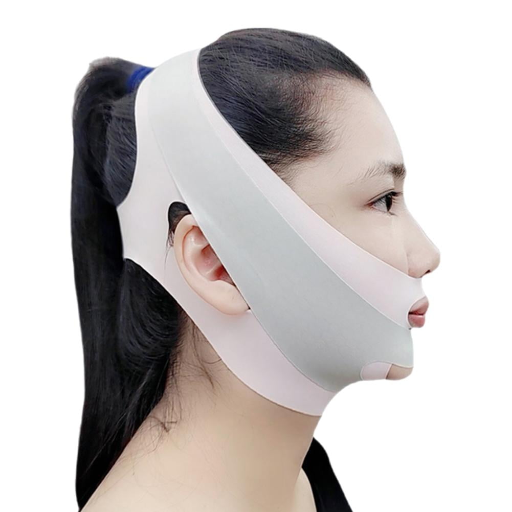 SeaAZqurtles Silicone Elastic Face Slimming Bandage V Line Face Shaper ...