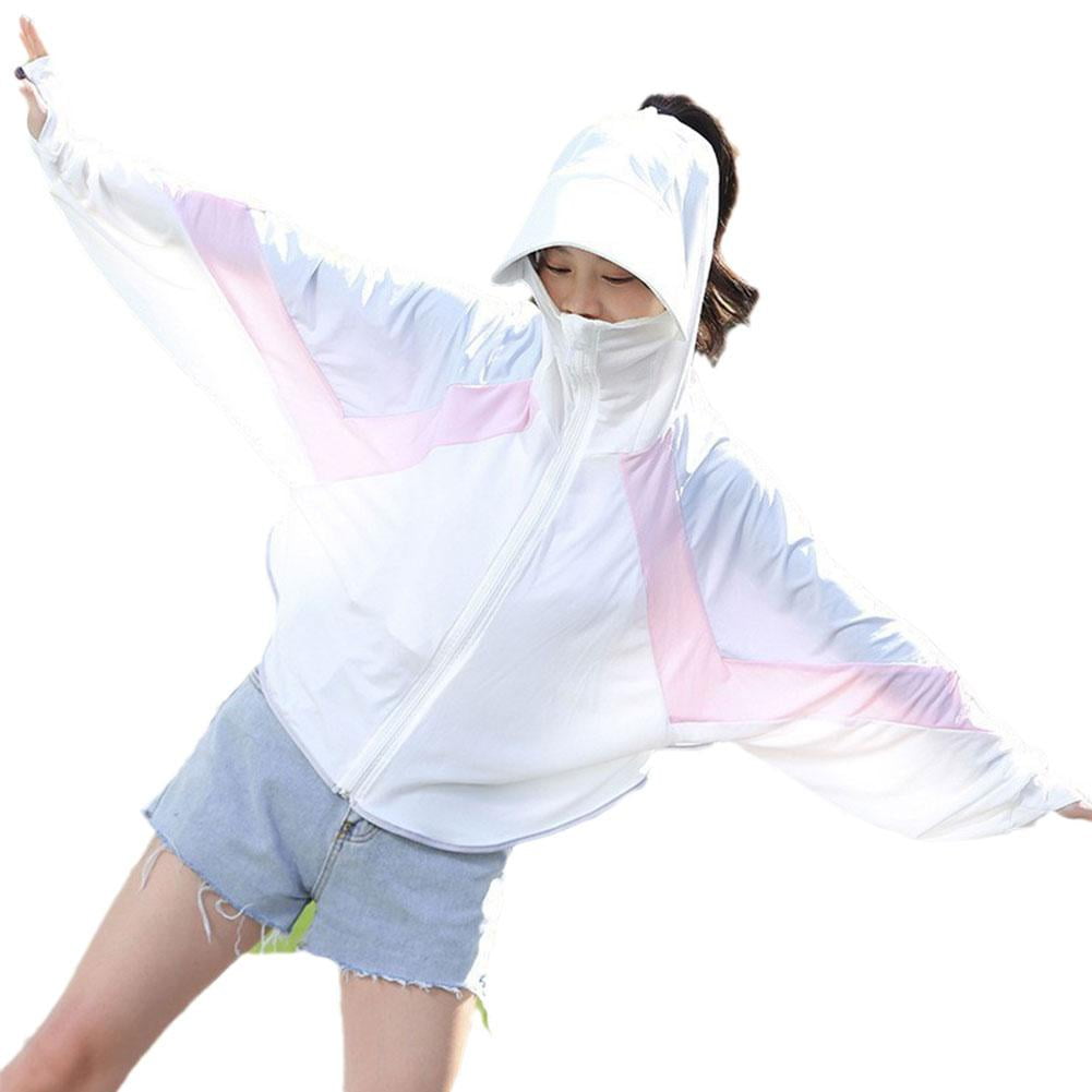 SeaAZqurtles Women Sun Protection Clothing Cool with Cap Uv Protection ...