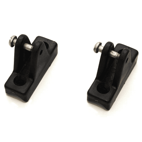 SeaArk Boat Bimini Bracket Mounts | Black Plastic (Pair) - Walmart.com