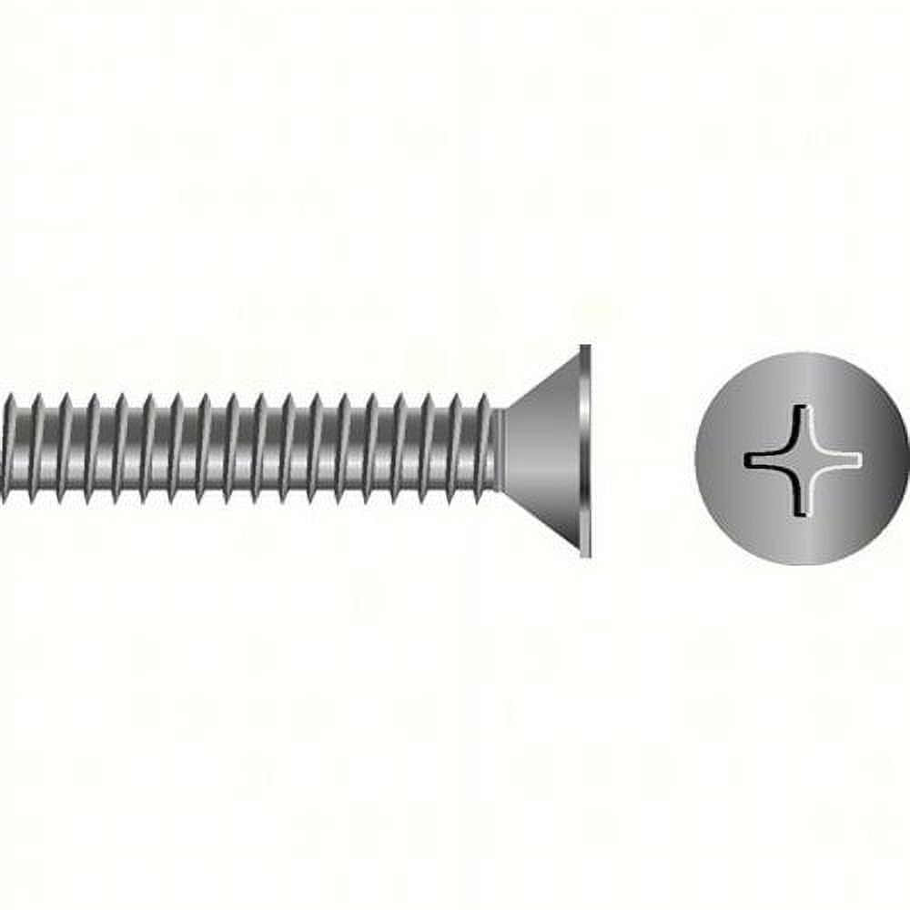 SeaChoice 00217; 6-32X3/4 Phillips Head Flat Machine Screw Stainless ...