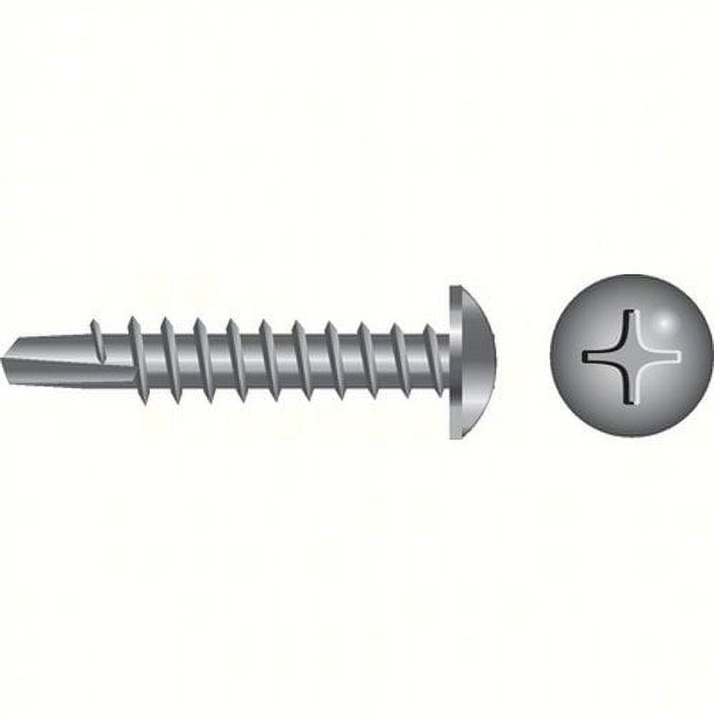 SeaChoice 00947; #10X 1-1/4 Phillips Head 410 Stainless Steel 100/ Bag ...