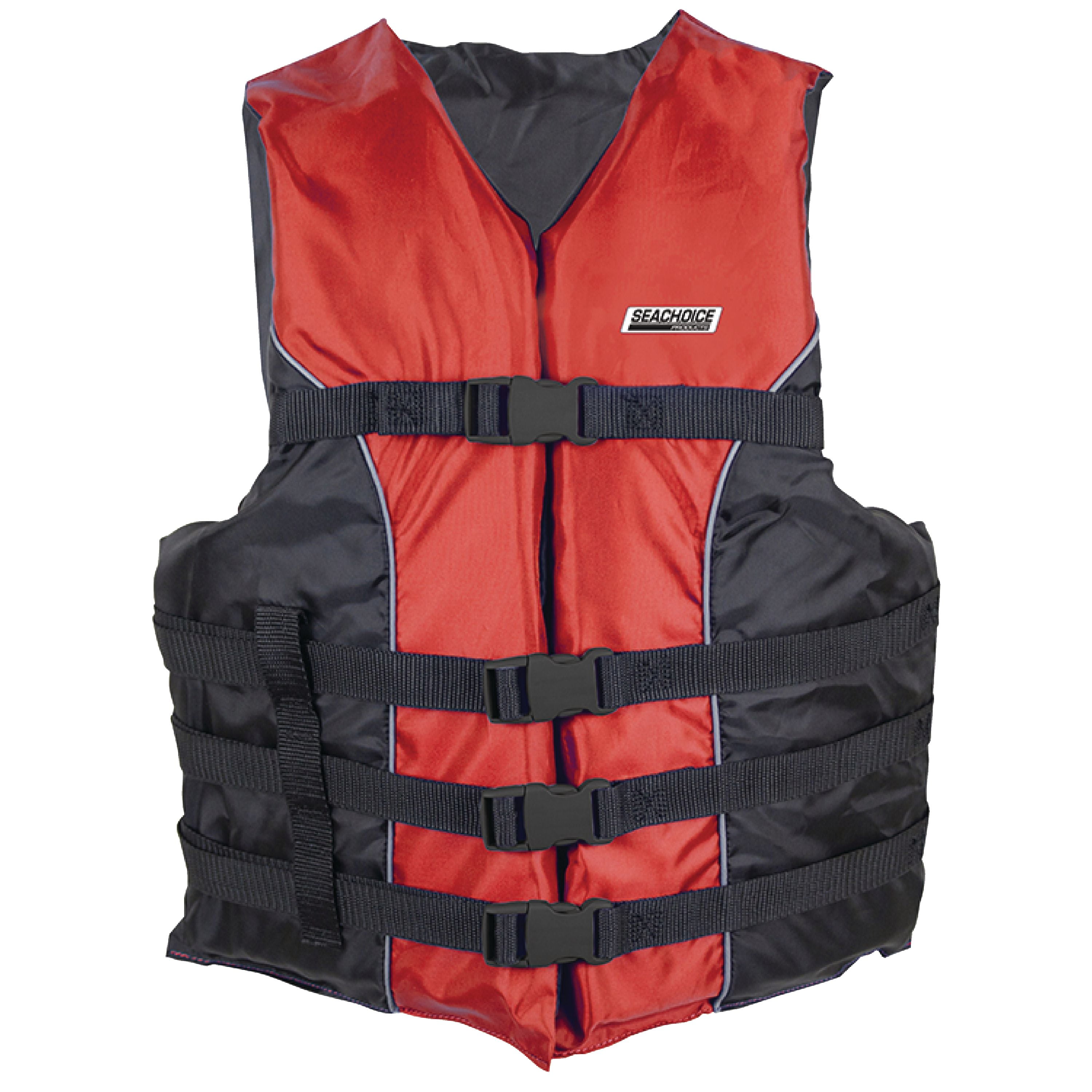 Seachoice Type III Ski Vest, 4-Belt Design, Lightweight Foam, Stylish ...