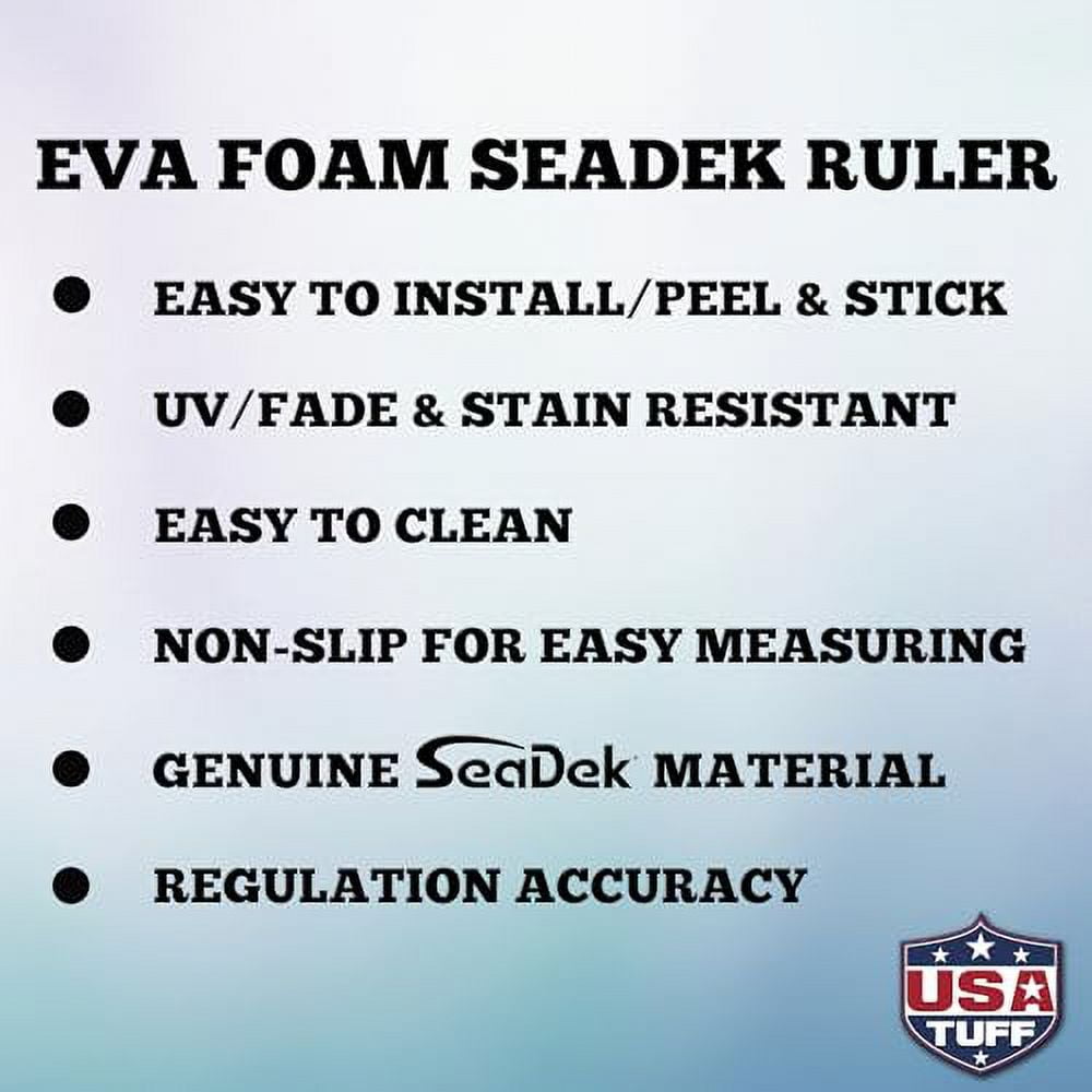 SeaDek EVA Foam Fish Measuring Ruler for Boat, Fishing, Kayak ...