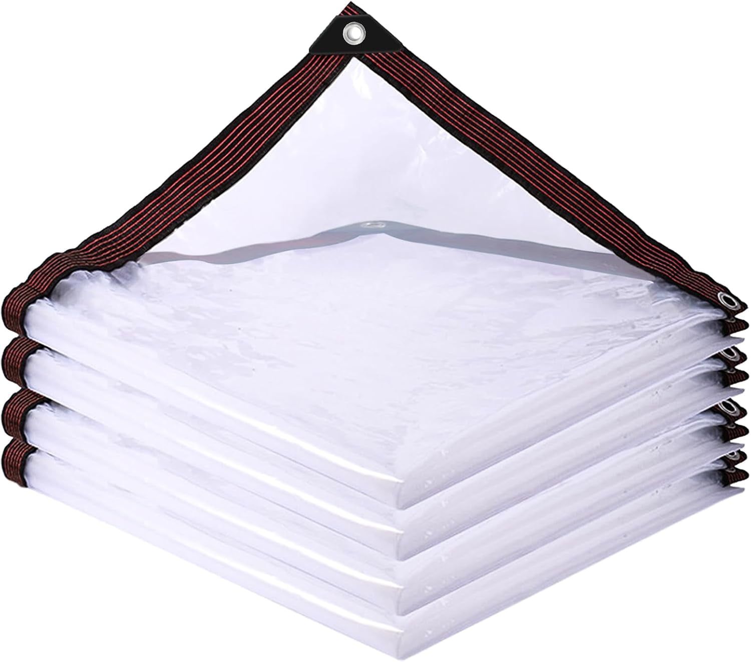 Clear Tarp Waterproof with Grommets,Heavy Duty PVC Vinyl Tarps Cover ...