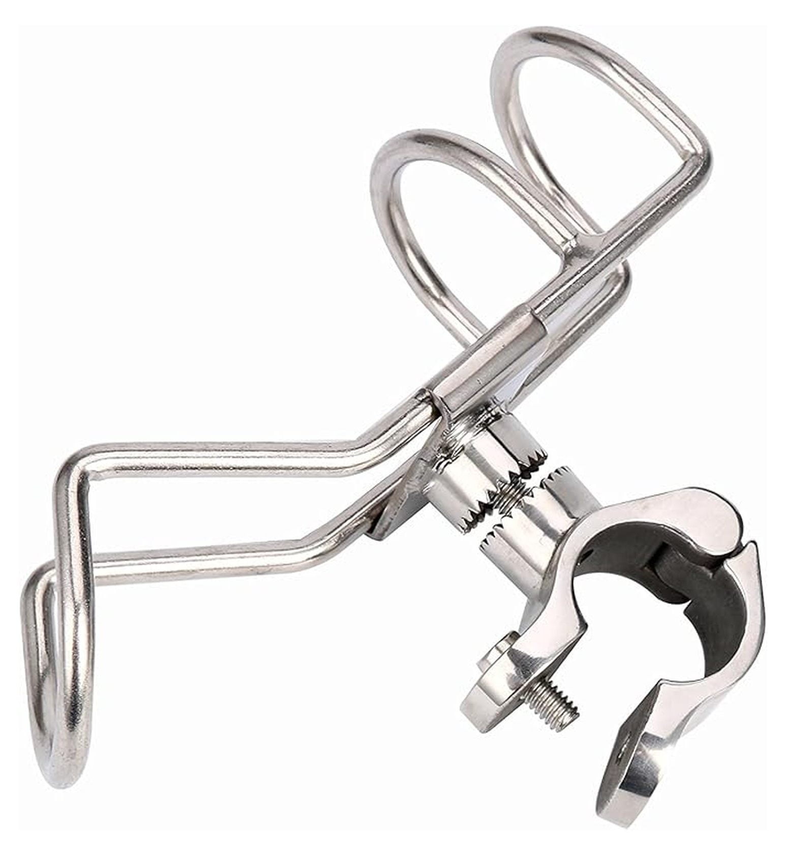 SeaLux Stainless Rail Mount (for 1" dia. Rail) Clamp on Rod Holder ...