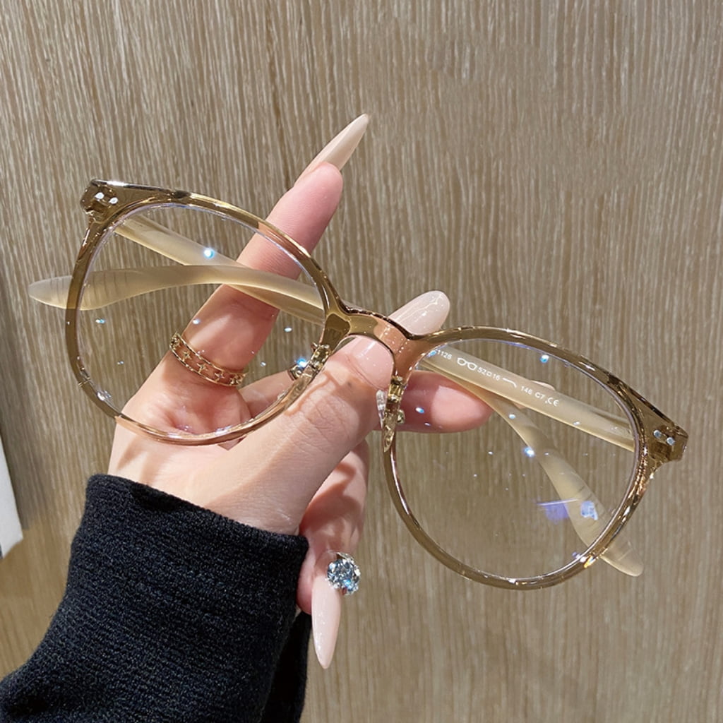 SeaSpark TR Material Frame Fashion Flat Glasses, Simple and Versatile ...