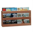 SeaTeak Teak Double-Wide Magazine Rack - Walmart.com