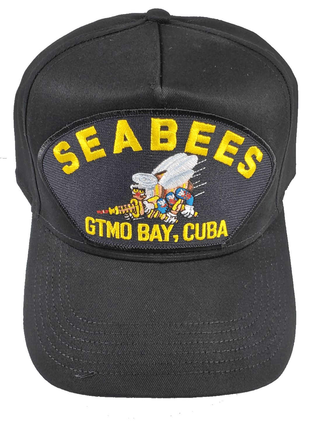 Seabees Guantanamo Bay, Cuba HAT - Black - Veteran Owned Business ...
