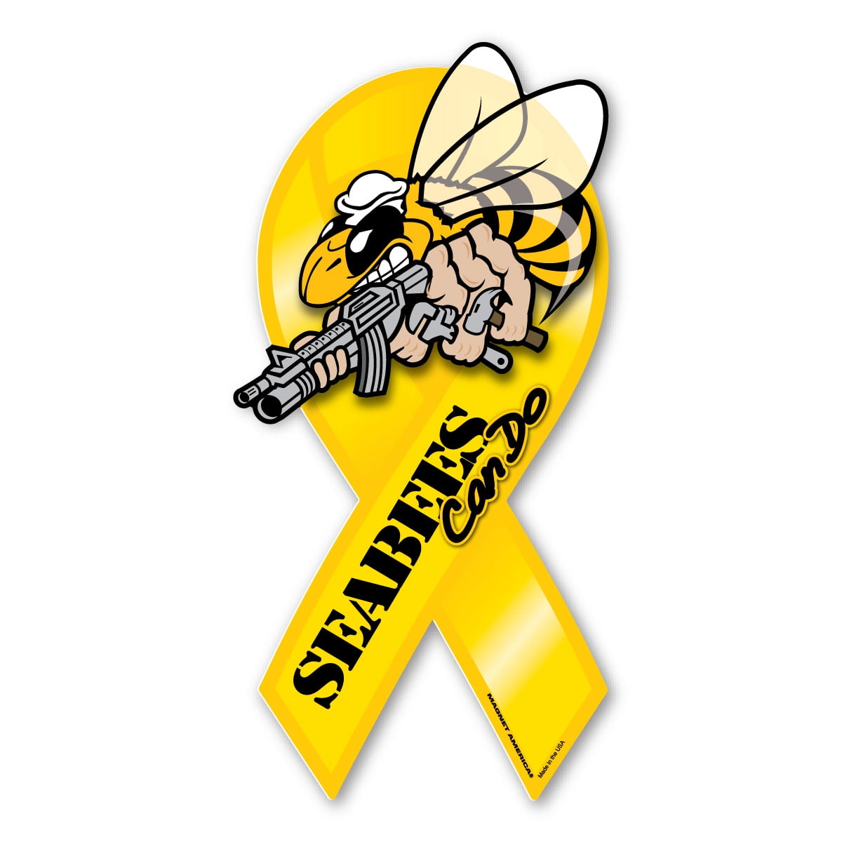 Seabees Ribbon Magnet - Walmart.com