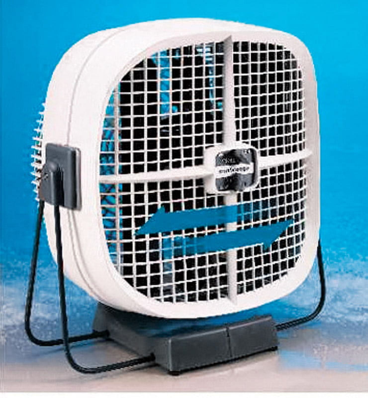 Seabreeze 75001 1200 CFM 3-Blade 2-Speed Oscillating Portable Fan 12-1/ ...