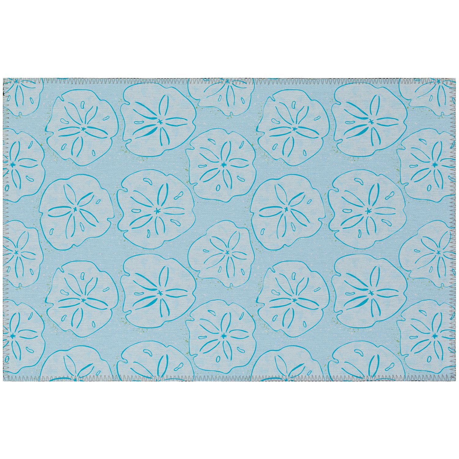 Seabreeze SZ10 Blue Coastal Rug 8' X 10' - Walmart.com