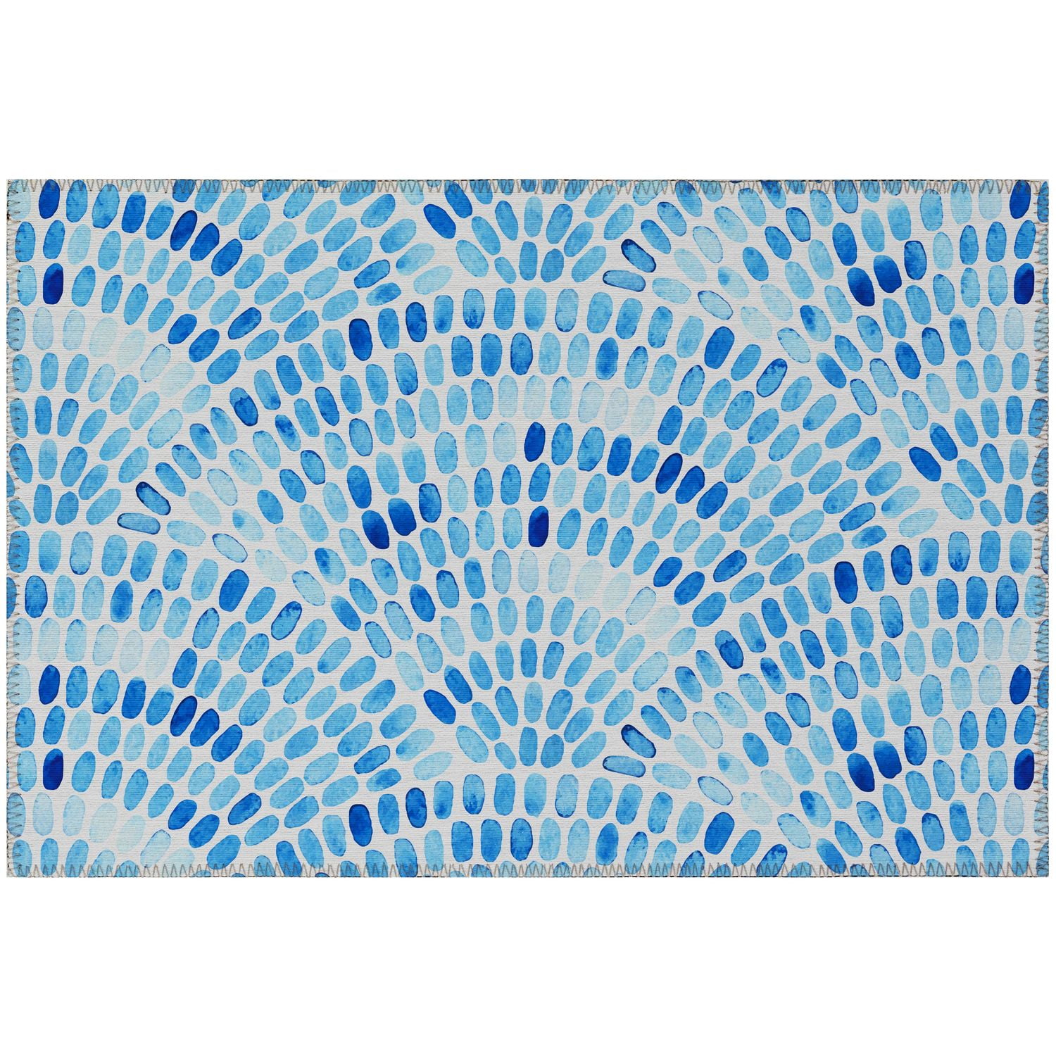 Seabreeze SZ7 Blue Coastal Rug 9' X 12' - Walmart.com