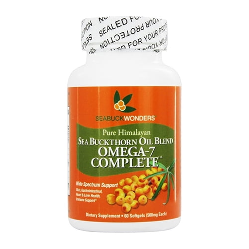 Seabuck Wonders Sea Buckthorn Oil Blend Omega-7 Complete 500 Mg ...