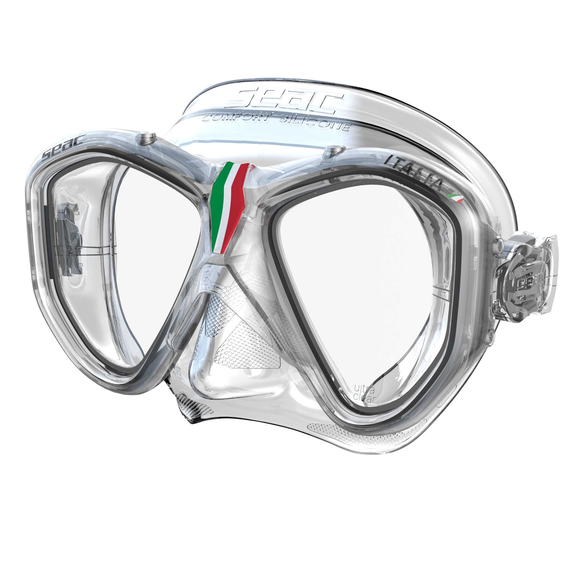 Seac ITALIA S/KL BLUE METAL Mask (Clear, One Size) - Walmart.com