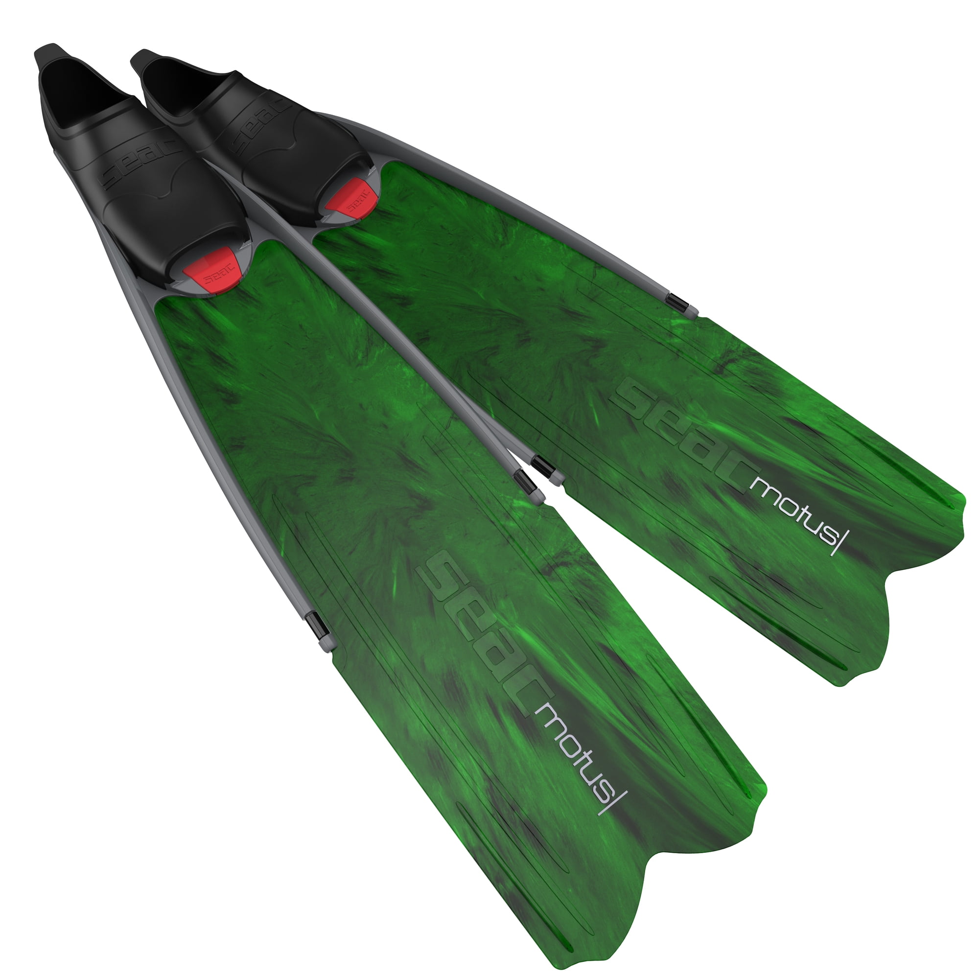 Seac Motus, Long Free Diving Soft and Powerful Fins for Spearfishing ...