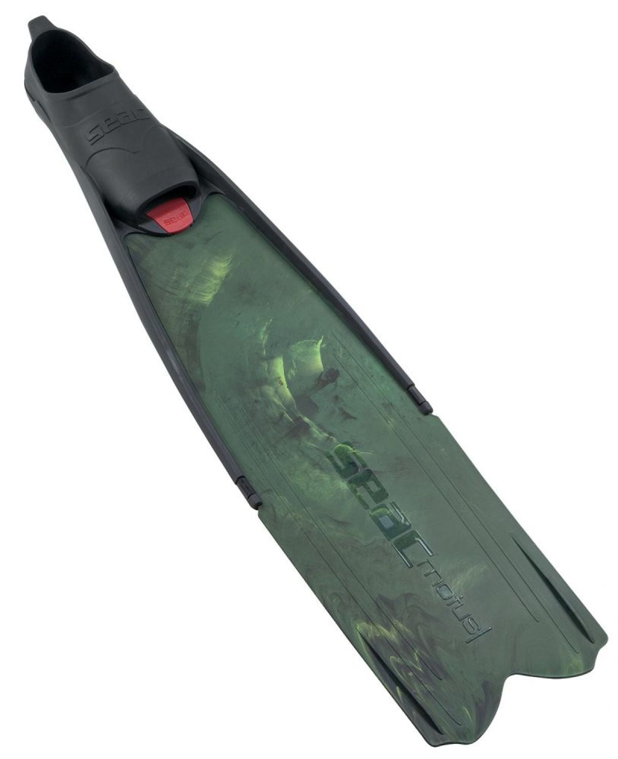 Seac Motus Camo Long Free Diving Soft and Powerful Fins for ...